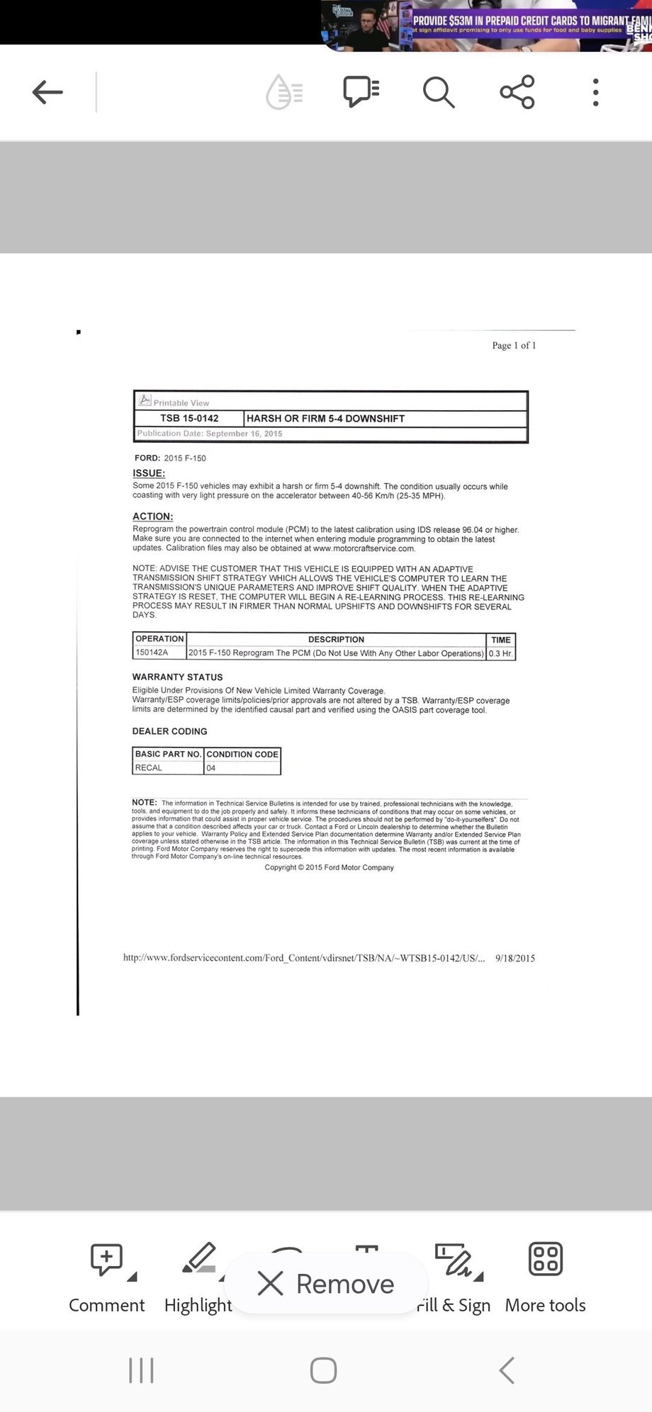 How would I go about TSB 15-0142? - Ford F150 Forum - Community of Ford ...