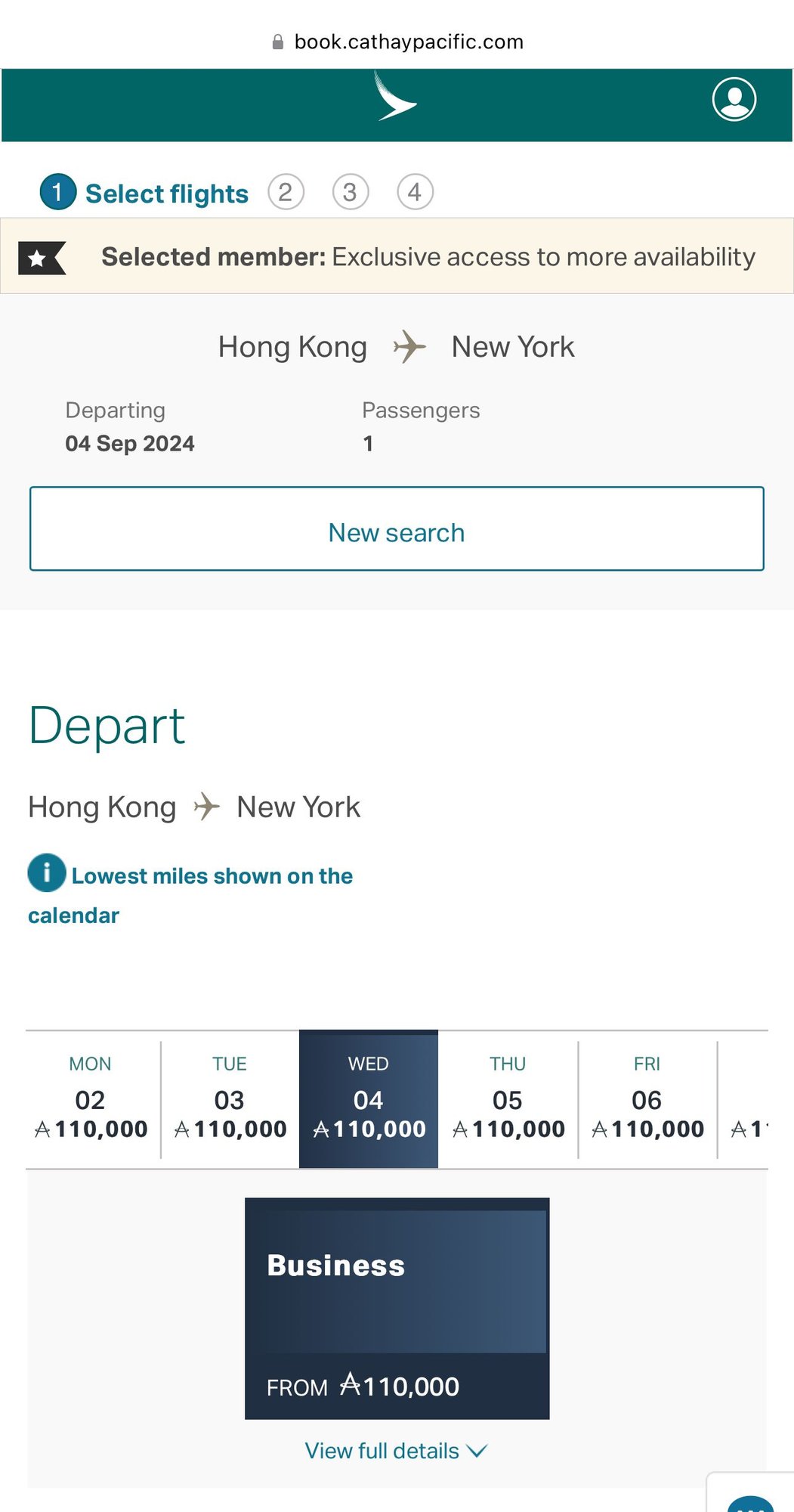 Business Class Award Availability - FlyerTalk Forums