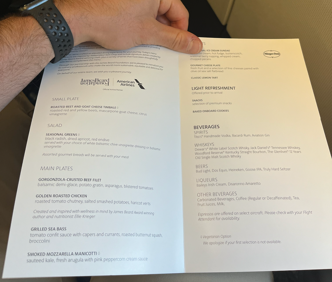 2024 AA Domestic Meal / Meals - menu / photos / etc. (master thread ...