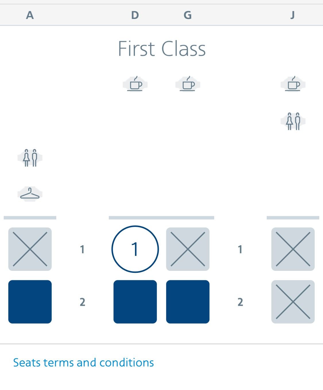 AA 77W / 777-300ER / 773 Business & First Class / F & J seat (master ...