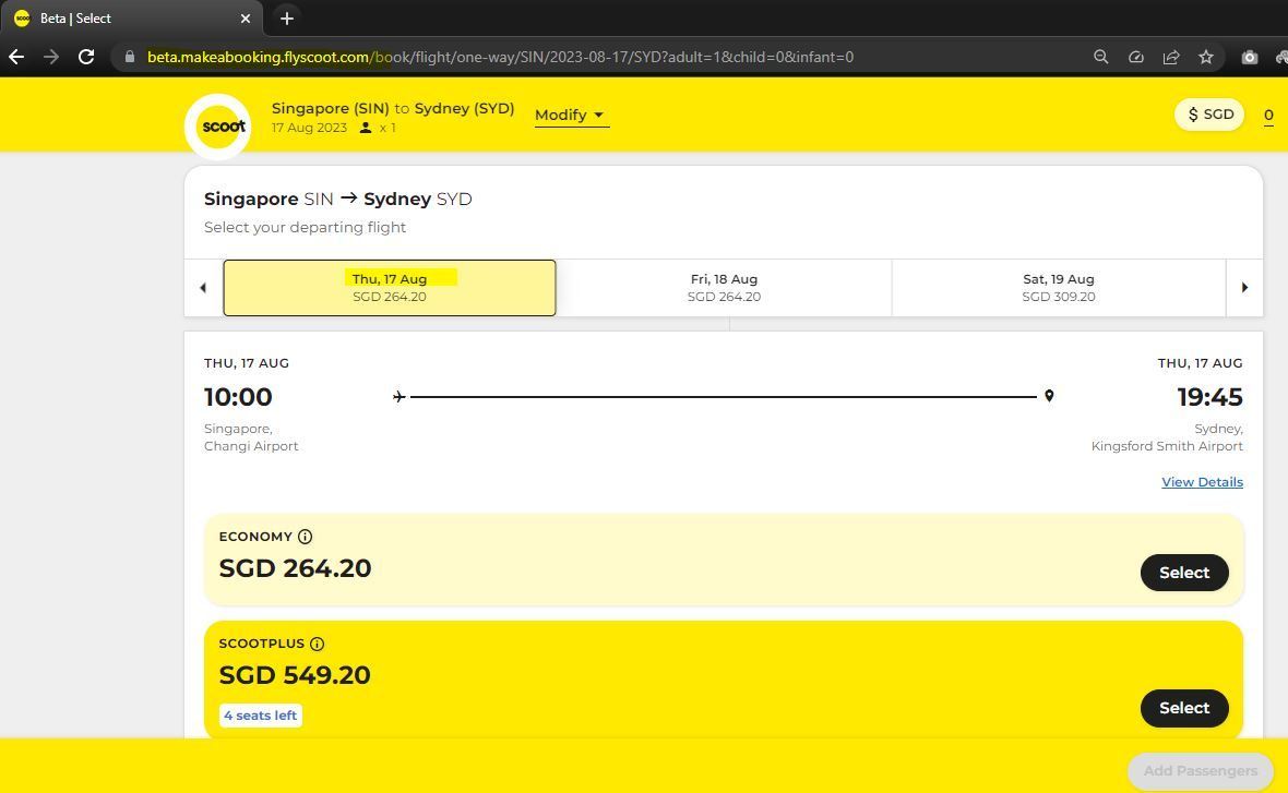 Scoot two websites - FlyerTalk Forums