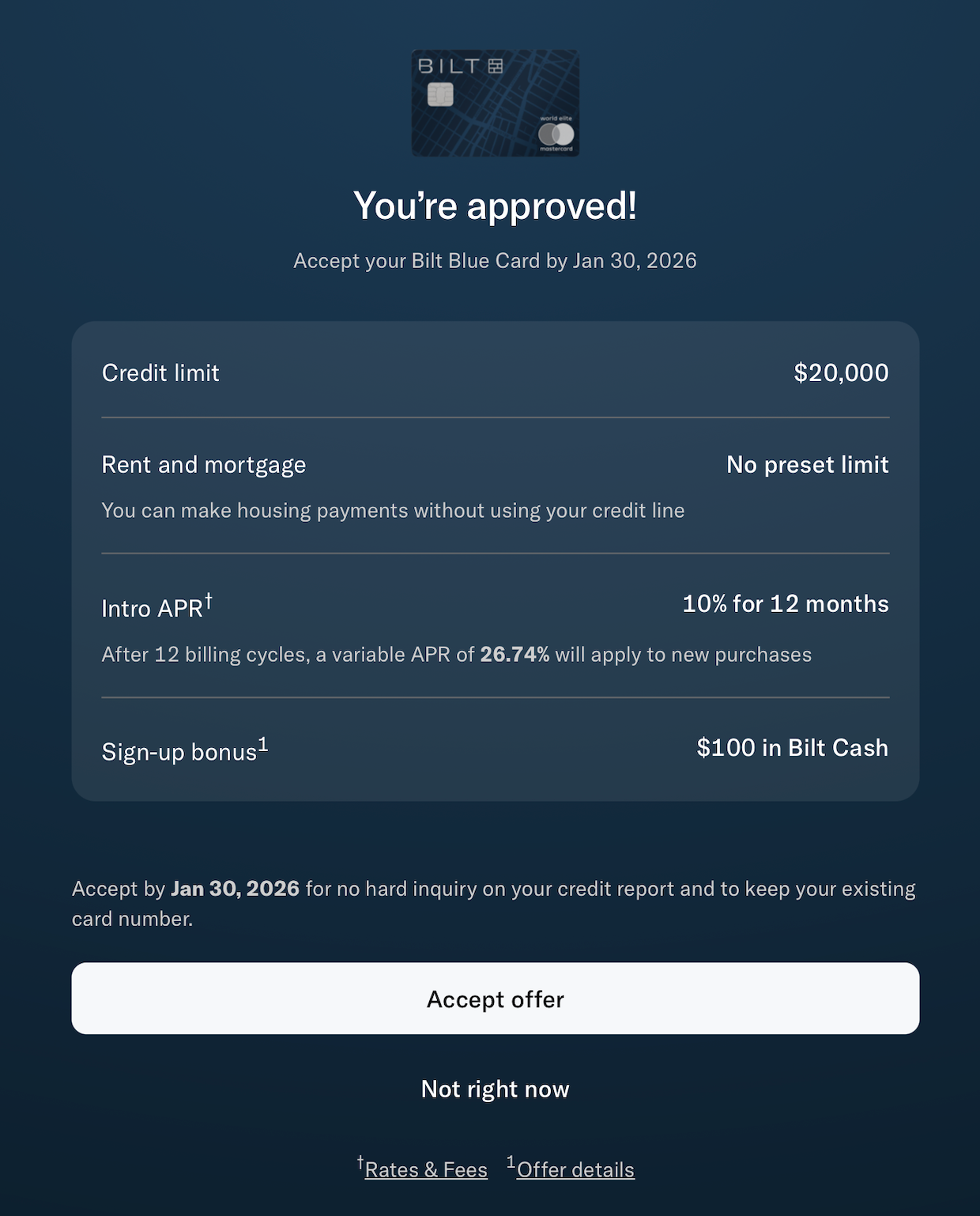 FlyerTalk Forums - Three new Bilt Cards to be issued by Cardless ...