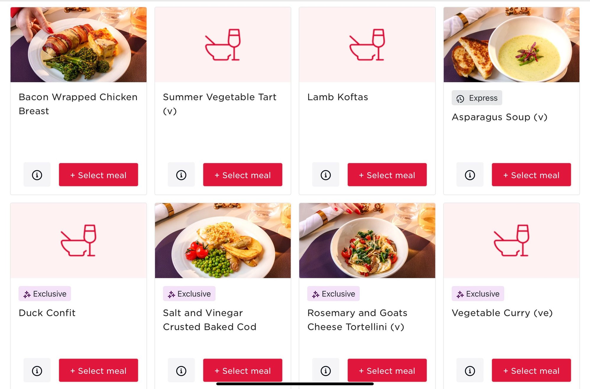 Upper Class Menu and inflight food April 2024 onwards - Page 2 - FlyerTalk Forums