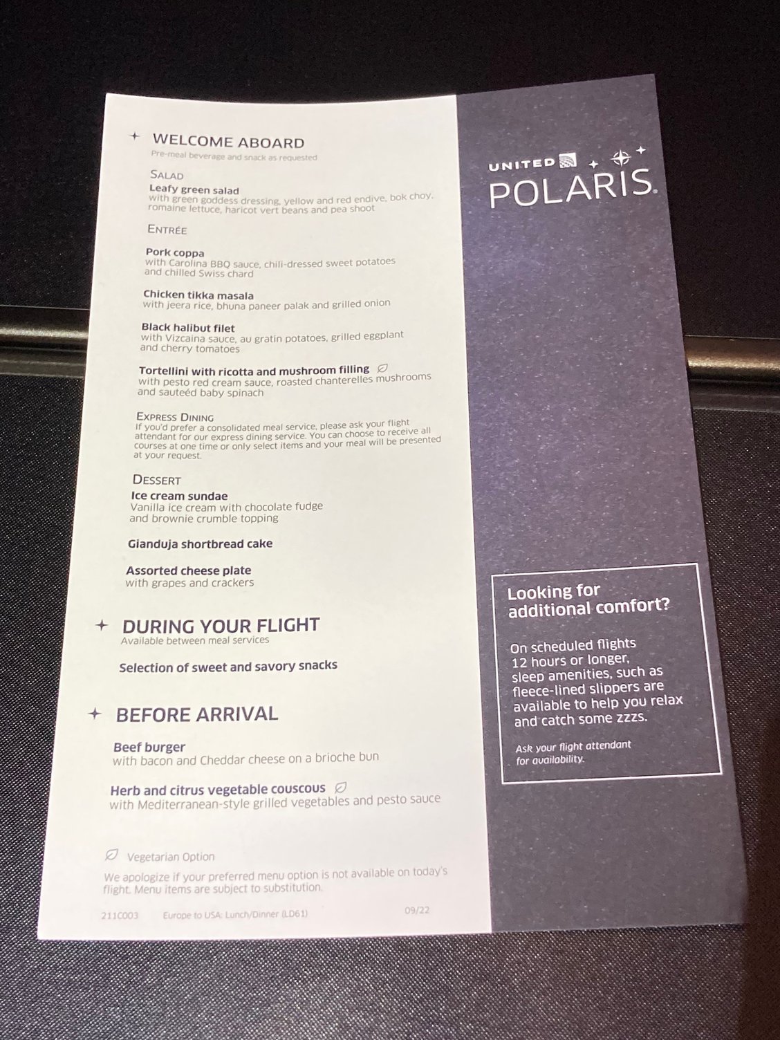 2022 Let's Eat - Polaris Business - Page 96 - FlyerTalk Forums