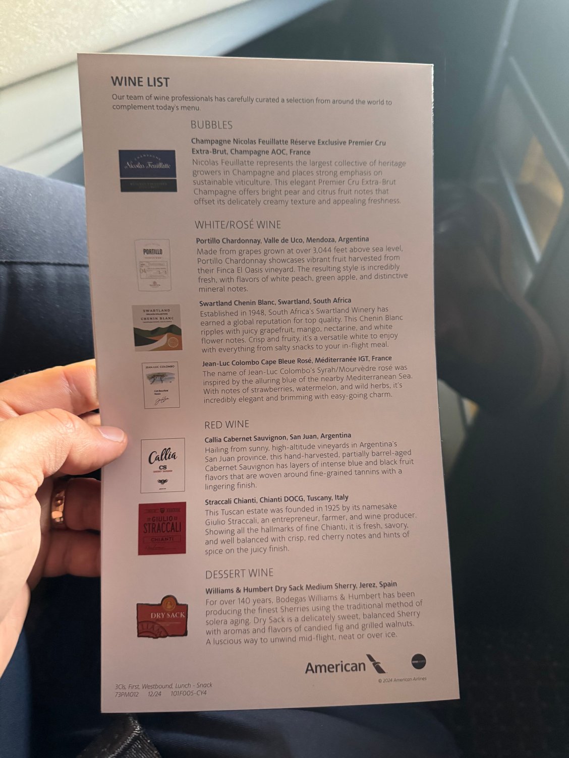 2025 AA Domestic Meal / Meals - menu / photos / etc. (master thread ...