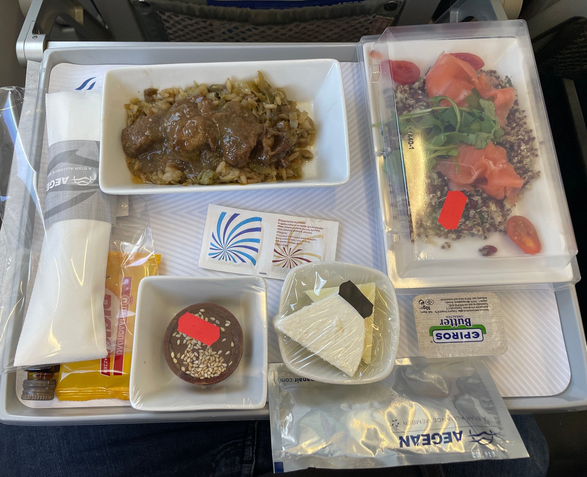Aegean Airlines catering thread share your inflight food pictures here ...