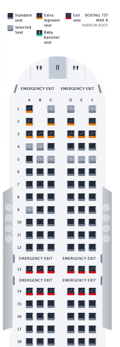 Boeing 737 800 Turkish Airlines Seating Plan - Infoupdate.org
