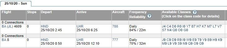First being dropped from BA8 Haneda to London Heathrow? - FlyerTalk Forums
