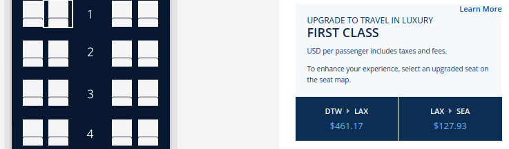 Delta One Paid Upgrade Prices - FlyerTalk Forums