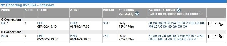 FlyerTalk Forums - Help to check BA seat availability and BA flight ...