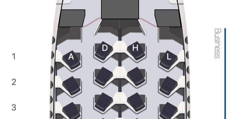 Bulkhead A350 seat impression - FlyerTalk Forums