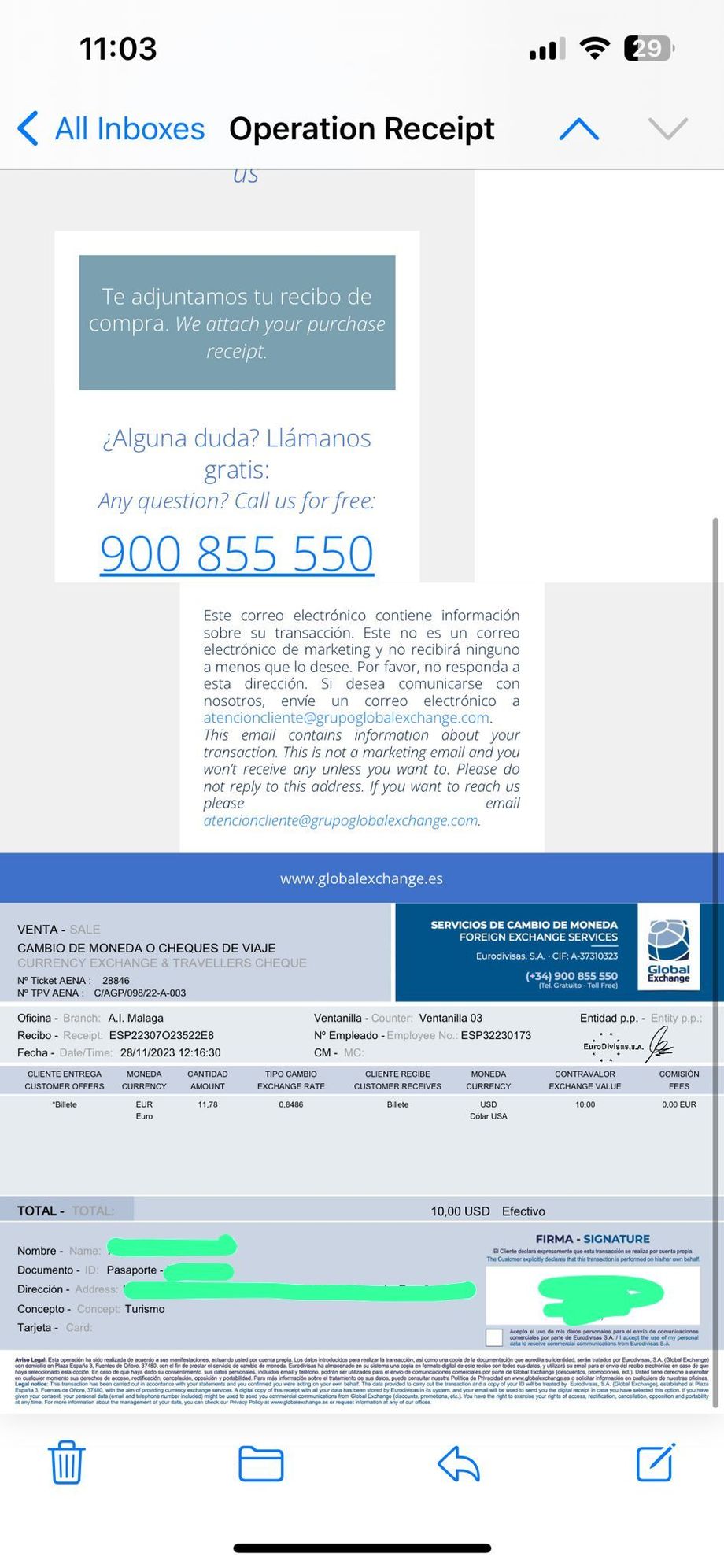 Global Blue Refund discrepancy - FlyerTalk Forums