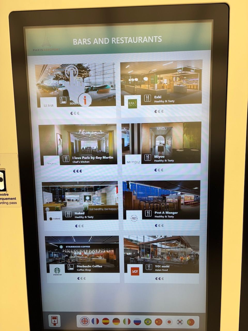 CDG Terminal 2E [airside restaurants] - FlyerTalk Forums