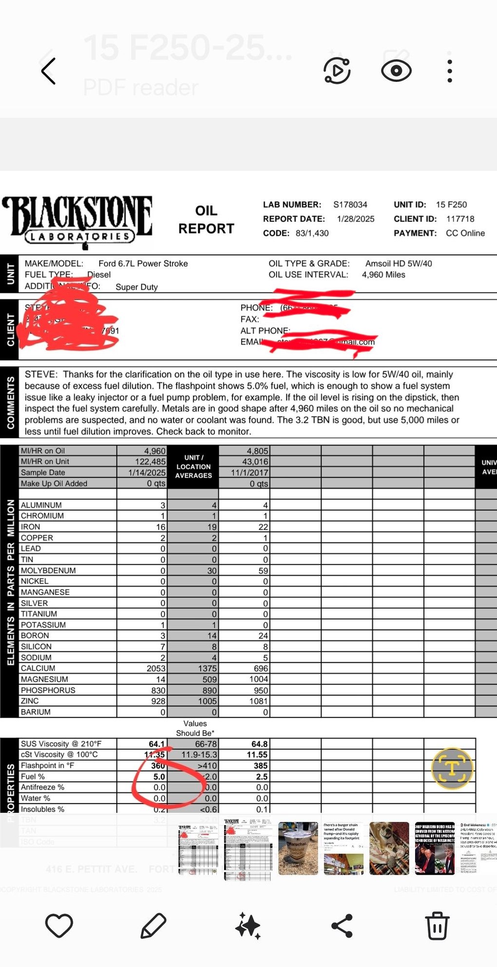 Fuel dilution isue - Ford Truck Enthusiasts Forums