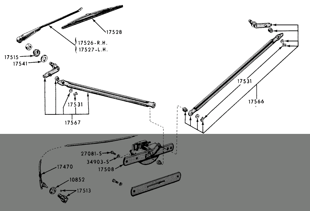 ‘56 F100 wiper motor transmission? - Ford Truck Enthusiasts Forums