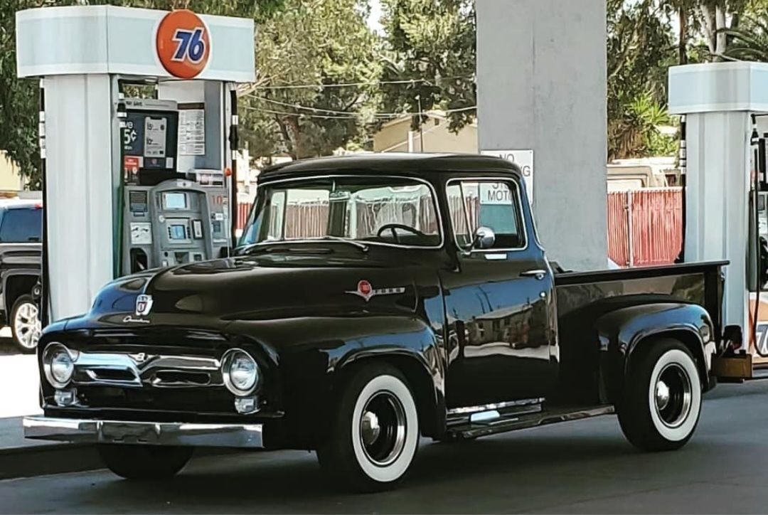 Stunning 1956 Ford F100 Big Back Window - Born, Raised & Restored Stock in CA - Ford Truck ...