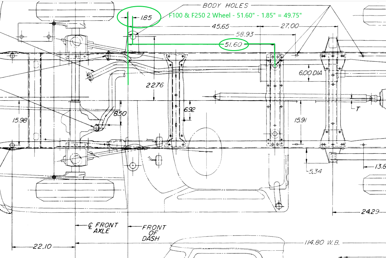 67-72 or later cab mount dimensions - Page 2 - Ford Truck Enthusiasts ...