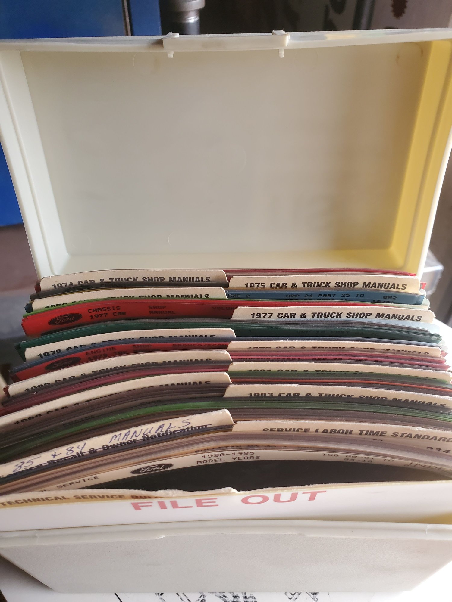 Complete 1972-1991 all Ford cars and Trucks Microfiche Set with Ford ...