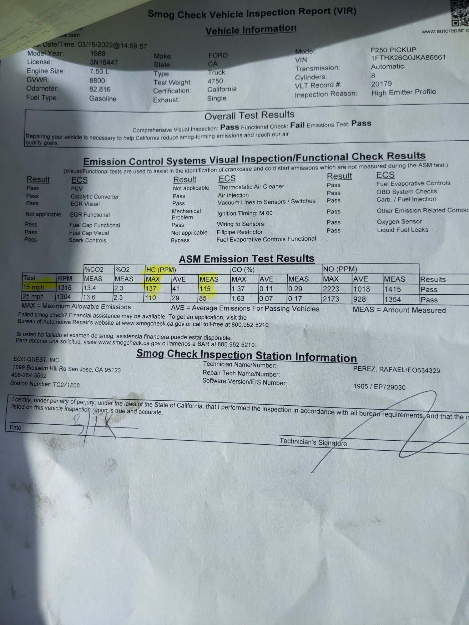 Smog Fail Twice - Page 3 - Ford Truck Enthusiasts Forums