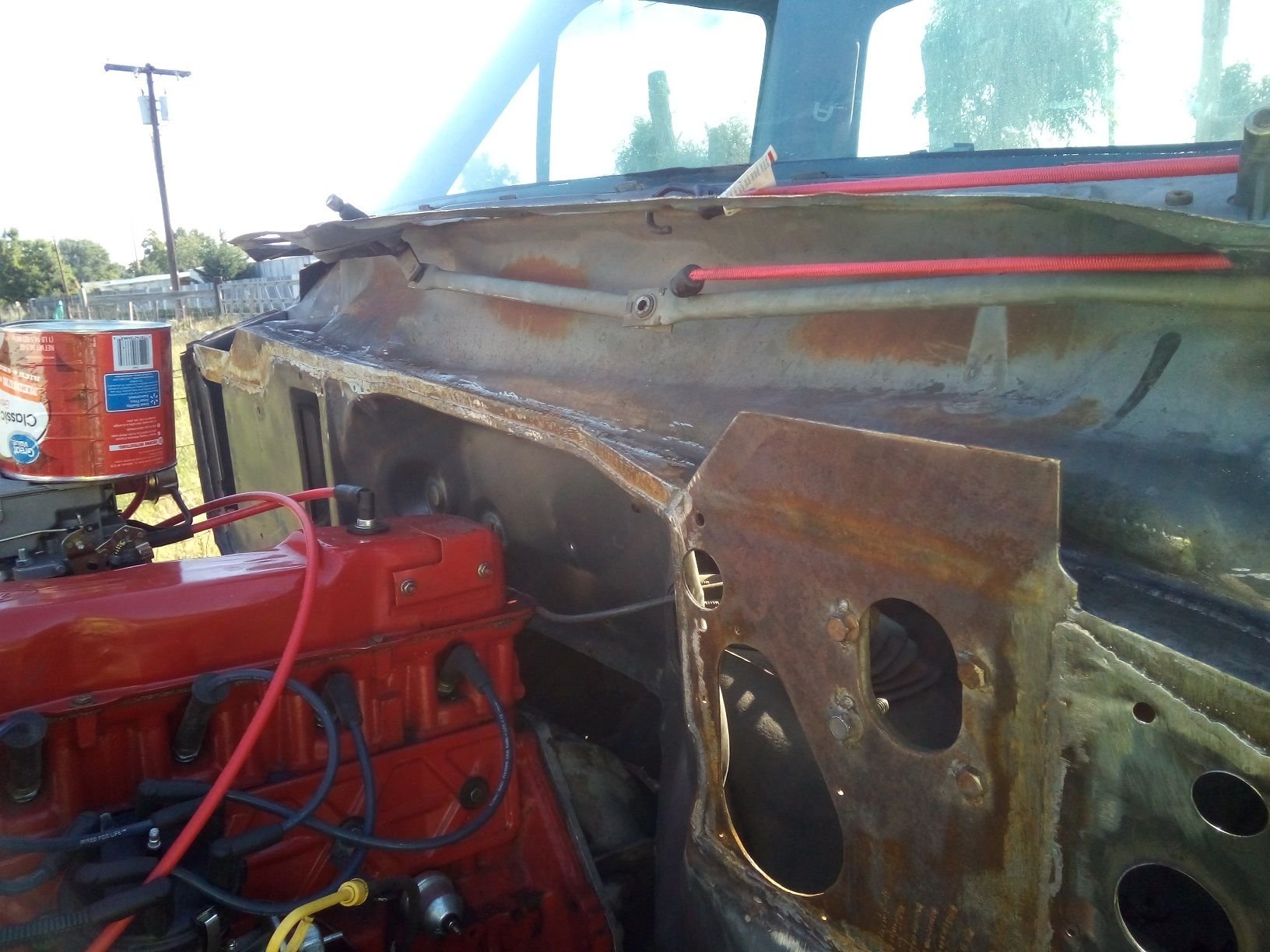 The No Seam Firewall Rust Repair, and Brake Plate Fix - Ford Truck ...