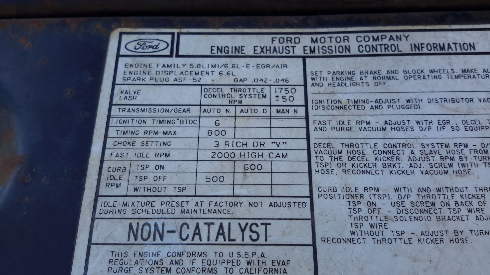 Can't find the timing marks on my 400 - Ford Truck Enthusiasts Forums