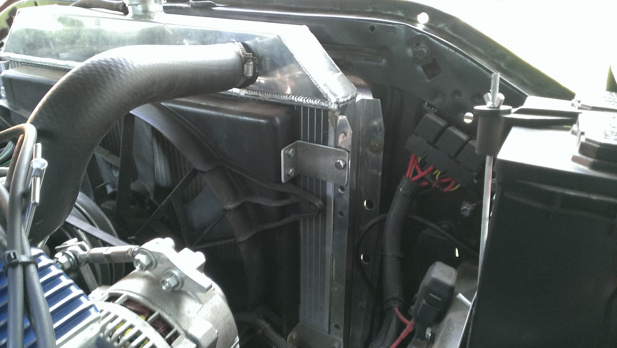 77 ford f150 aluminum radiator with electric fan?? - Ford Truck ...
