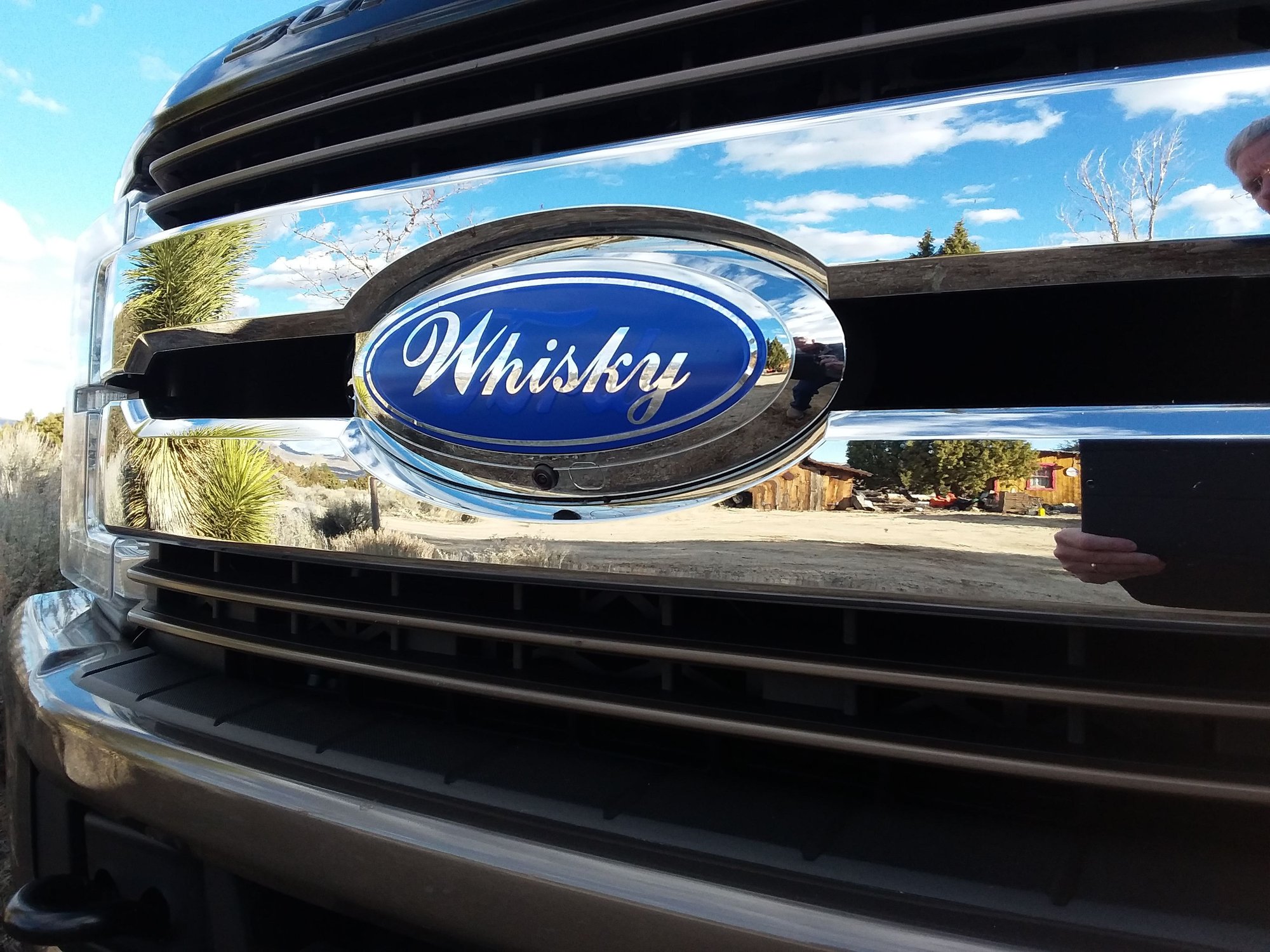 Black out giant Ford Oval emblems - Page 2 - Ford Truck Enthusiasts Forums