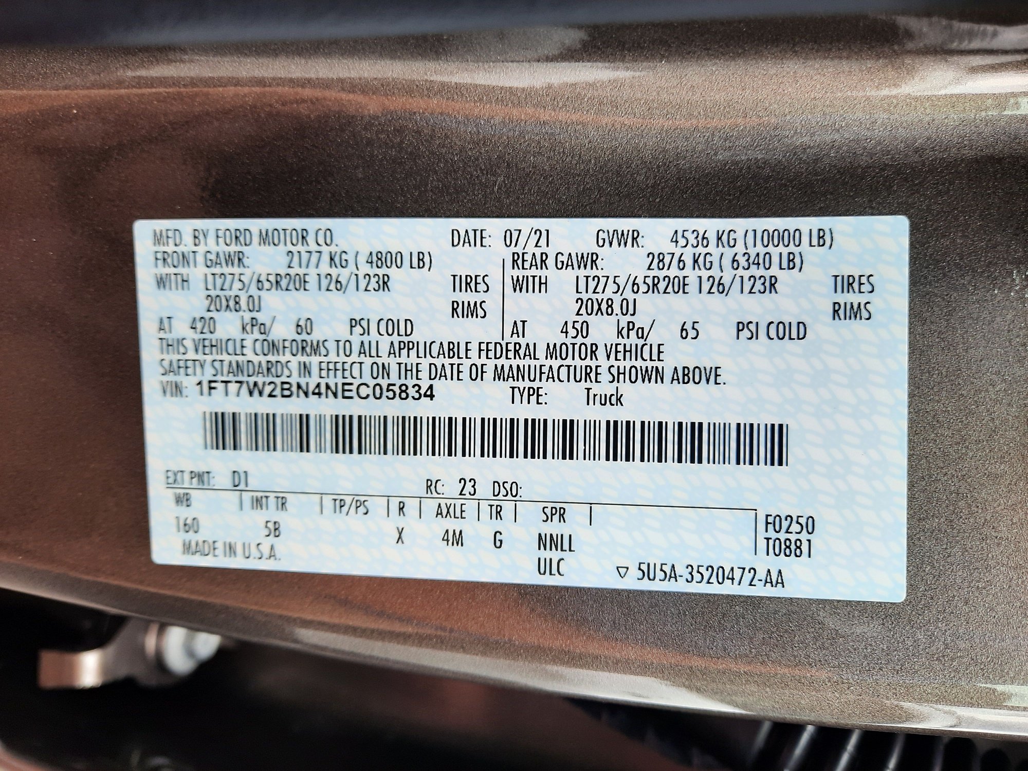 F250 GVWR and Payload - Page 2 - Ford Truck Enthusiasts Forums