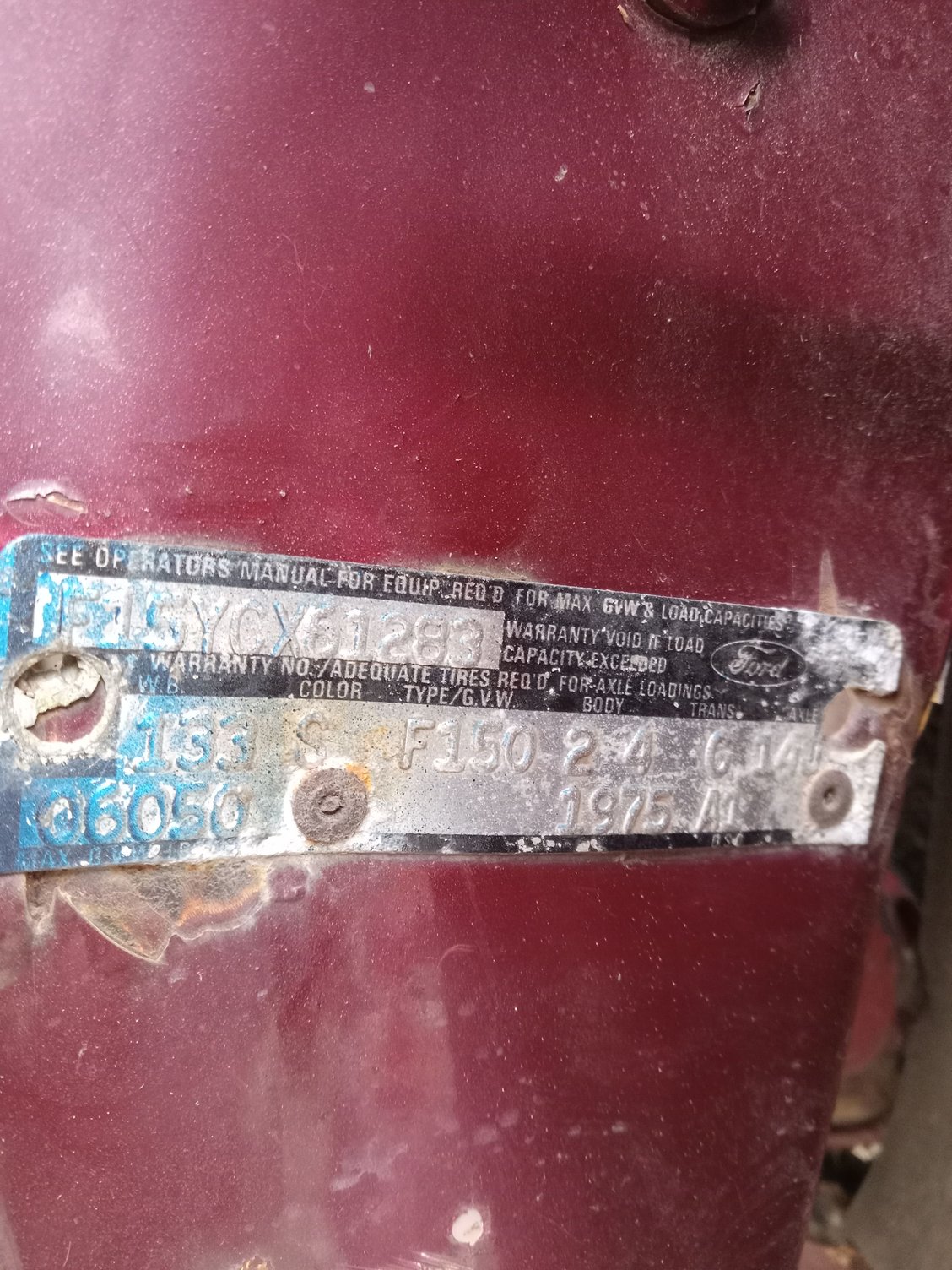 Vin decoding help - Ford Truck Enthusiasts Forums