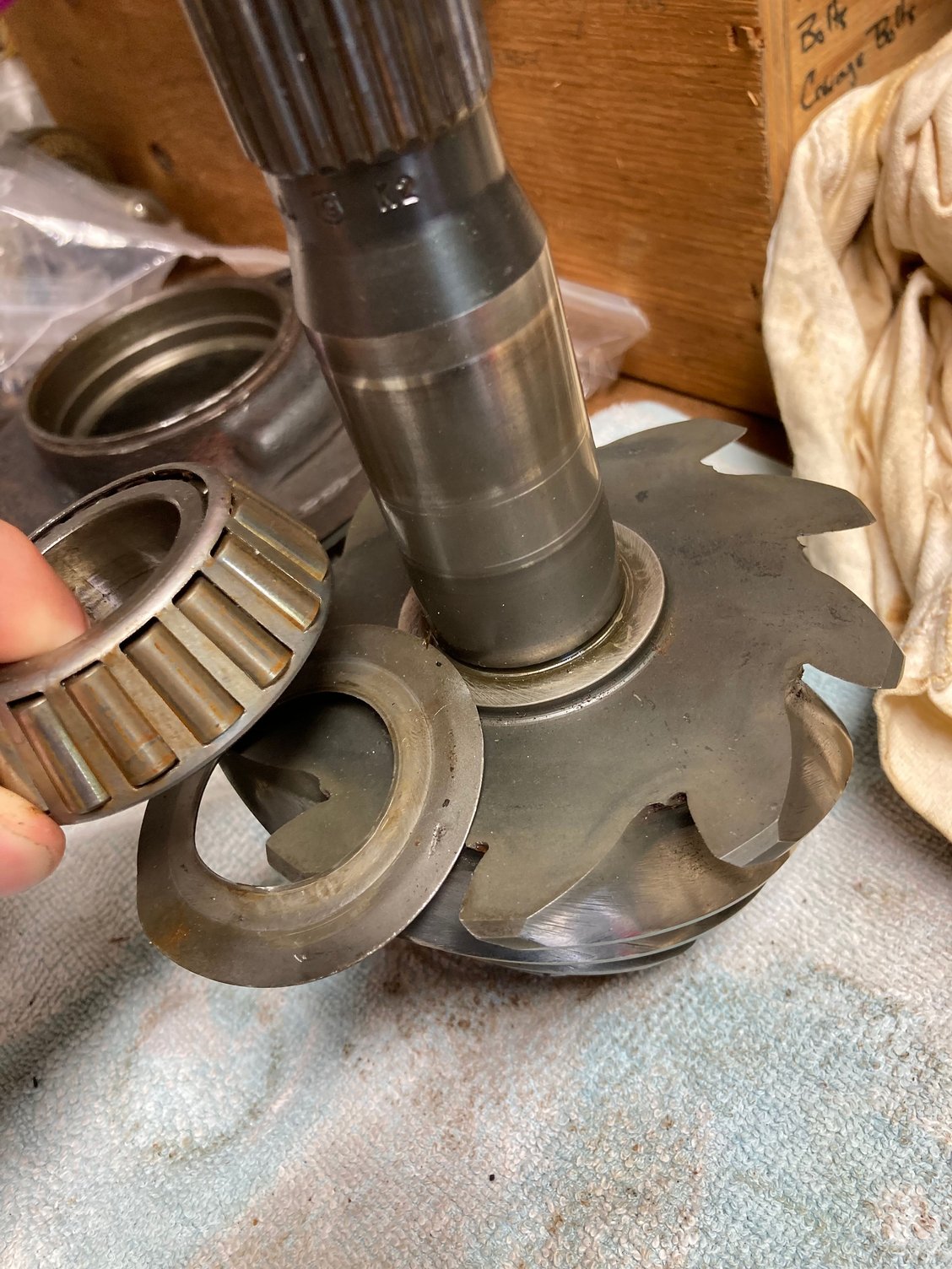 Ford 9in Rear axle rear pinion bearing shim - Ford Truck Enthusiasts Forums
