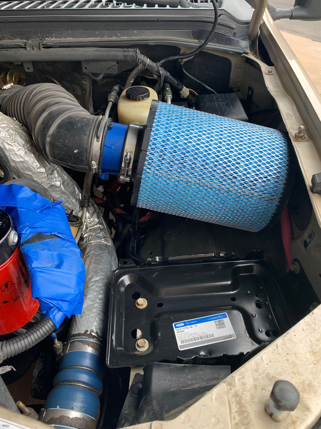 1999 f350 7.3 intercooler air intake filter box - Ford Truck ...