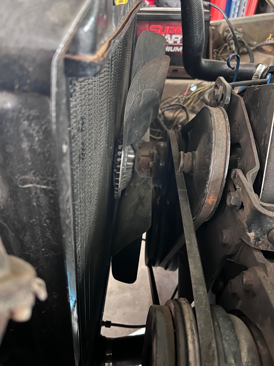 Radiator/Fan Clutch Clearance Issues - Ford Truck Enthusiasts Forums