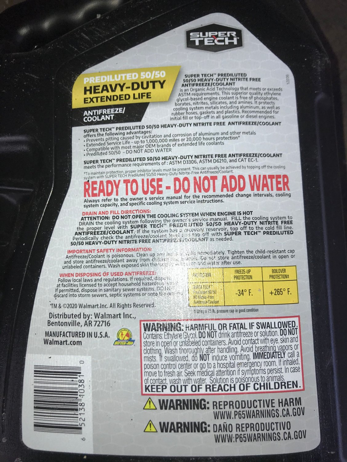 Anyone used Super Tech ELC OAT coolant? - Ford Truck Enthusiasts Forums