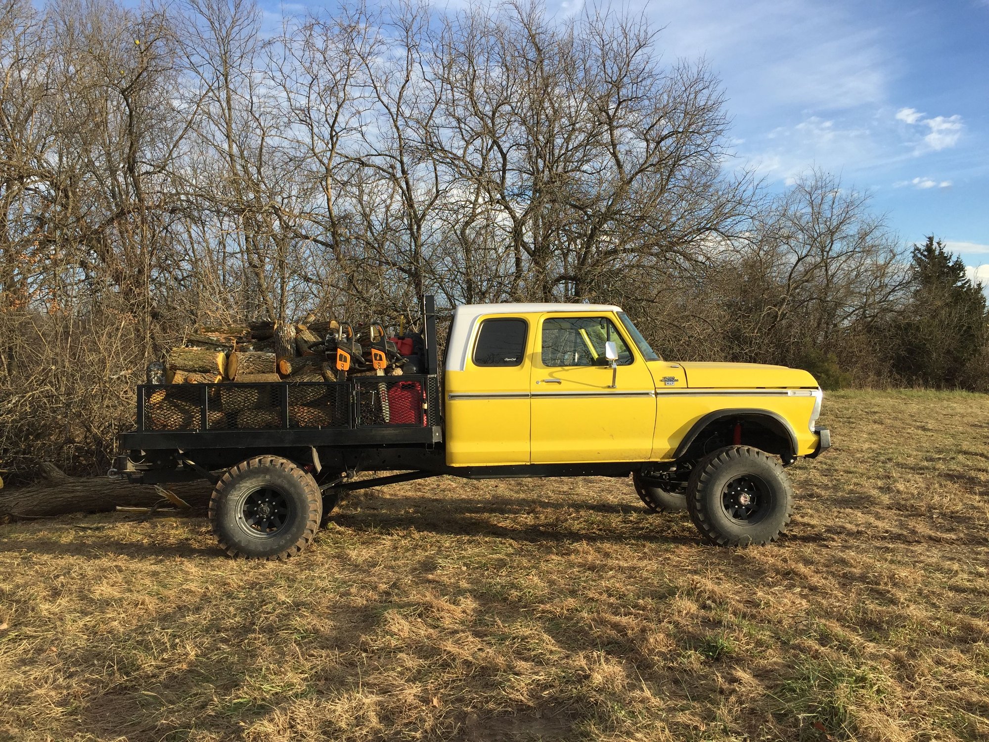 Hauling wood - Ford Truck Enthusiasts Forums