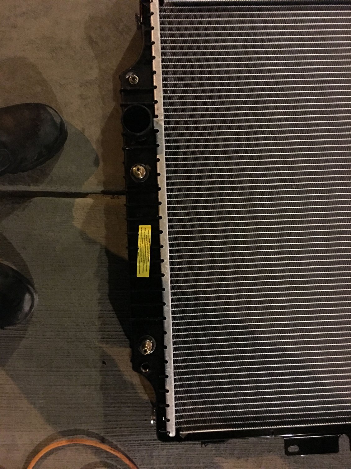 '94 7.3 IDI K-VIN Radiator Swap Issue - Ford Truck Enthusiasts Forums