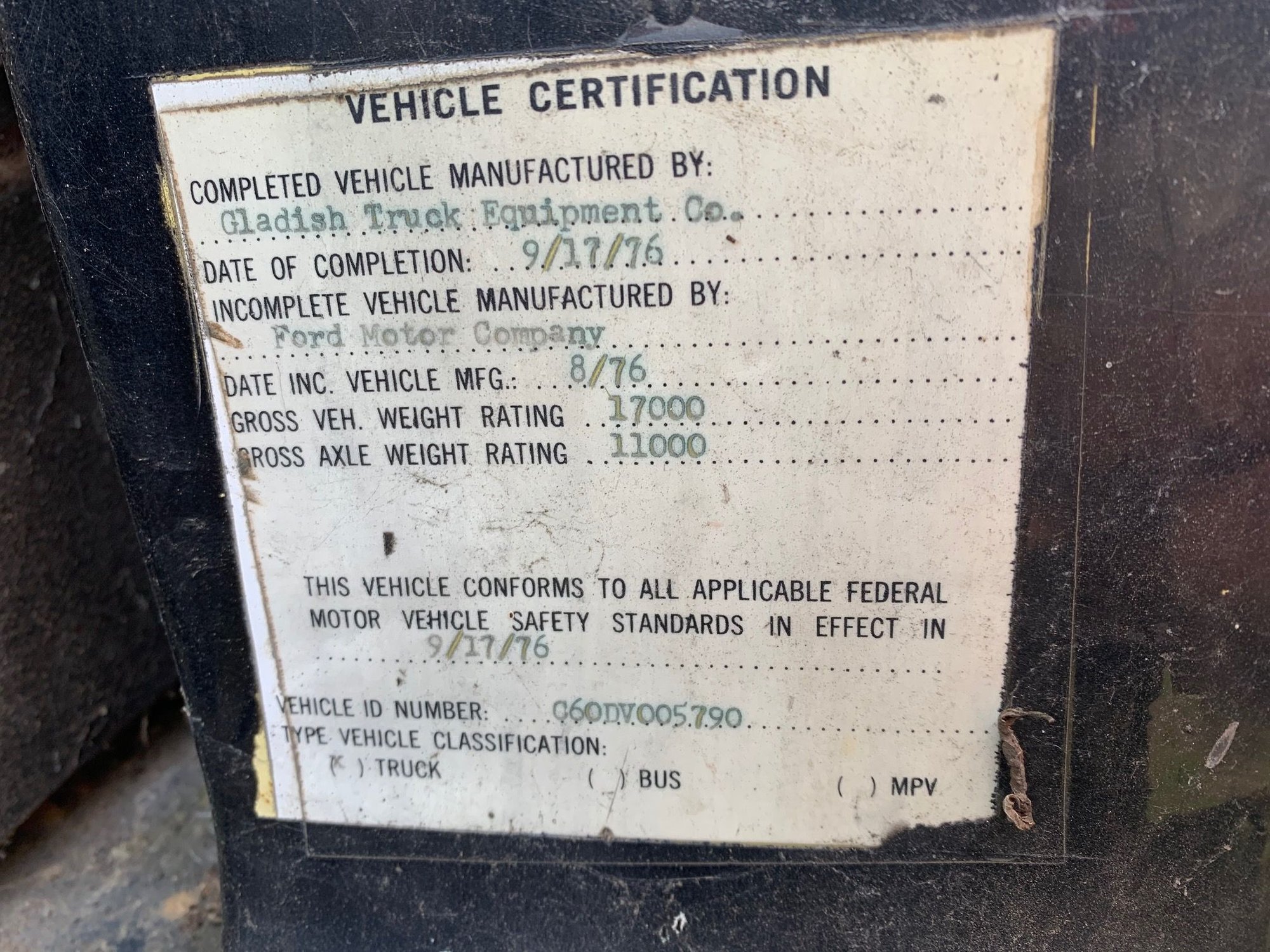 C600 Decode - Ford Truck Enthusiasts Forums