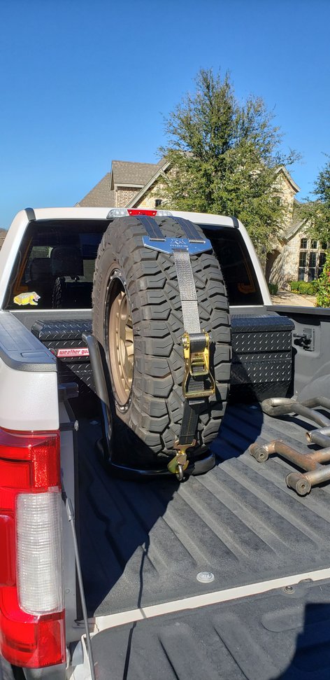 Custom Spare Tire Bed Mount - Ford Truck Enthusiasts Forums