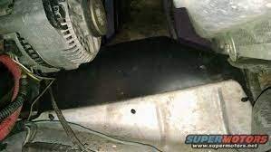 alternator splash shield pic request - Ford Truck Enthusiasts Forums