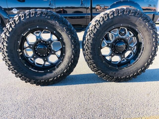 Offroad Tires & Black BMF Wheels Set (Great Condition) 37x12.5x20 ...