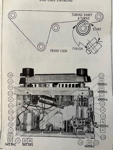 Radio tuner string for 61-66 am radio? - Ford Truck Enthusiasts Forums
