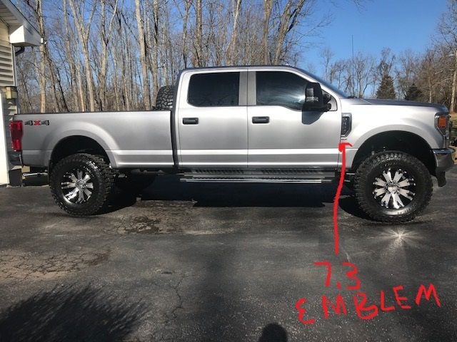 7.3 Emblems Installed - Ford Truck Enthusiasts Forums