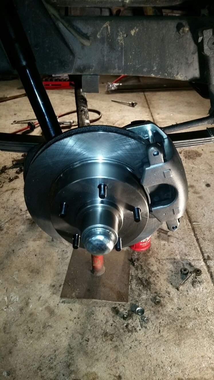 disk brake conversion done! - Ford Truck Enthusiasts Forums