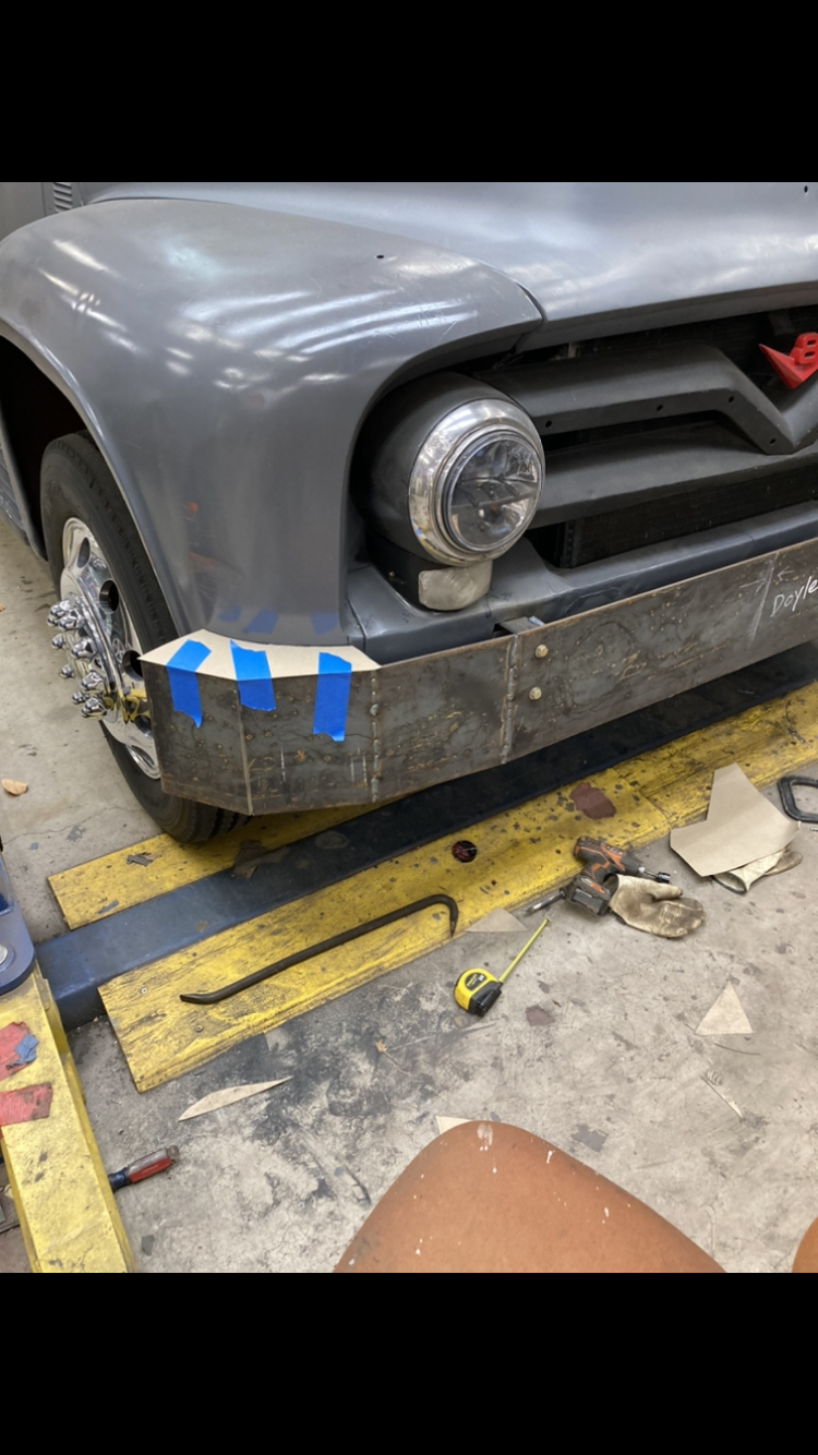 Bumper time quarter inch plate steel homemade front bumper - Ford Truck ...