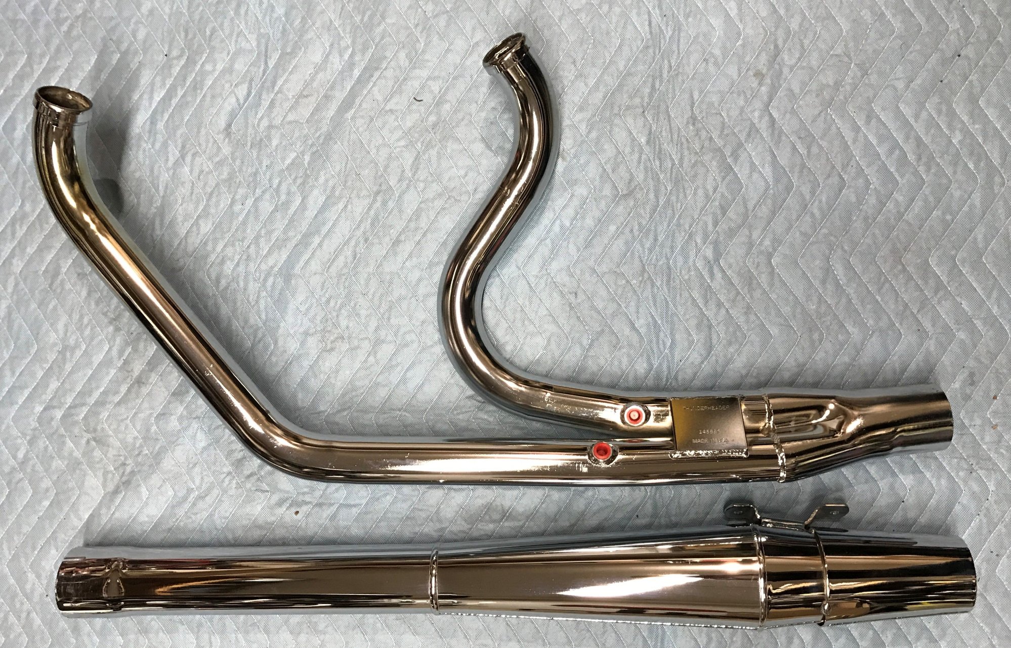 Thunderheader 2 into 1, Chrome 2010-2016 - Harley Davidson Forums