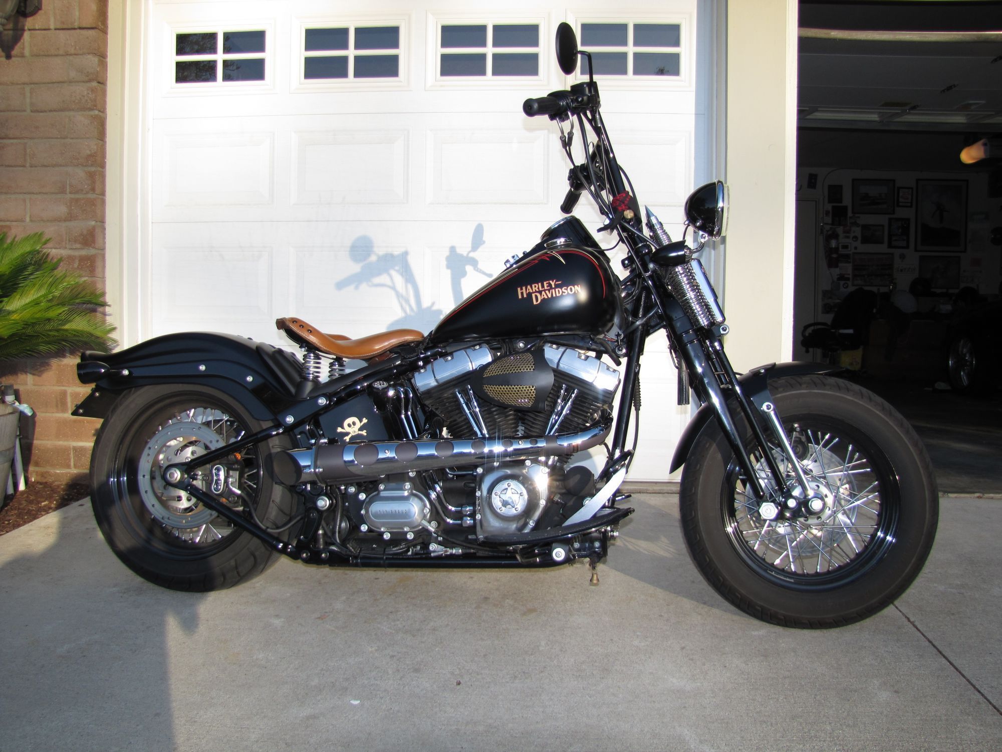 LOWERED my Springer Classic .....SUPER easy - Harley Davidson Forums