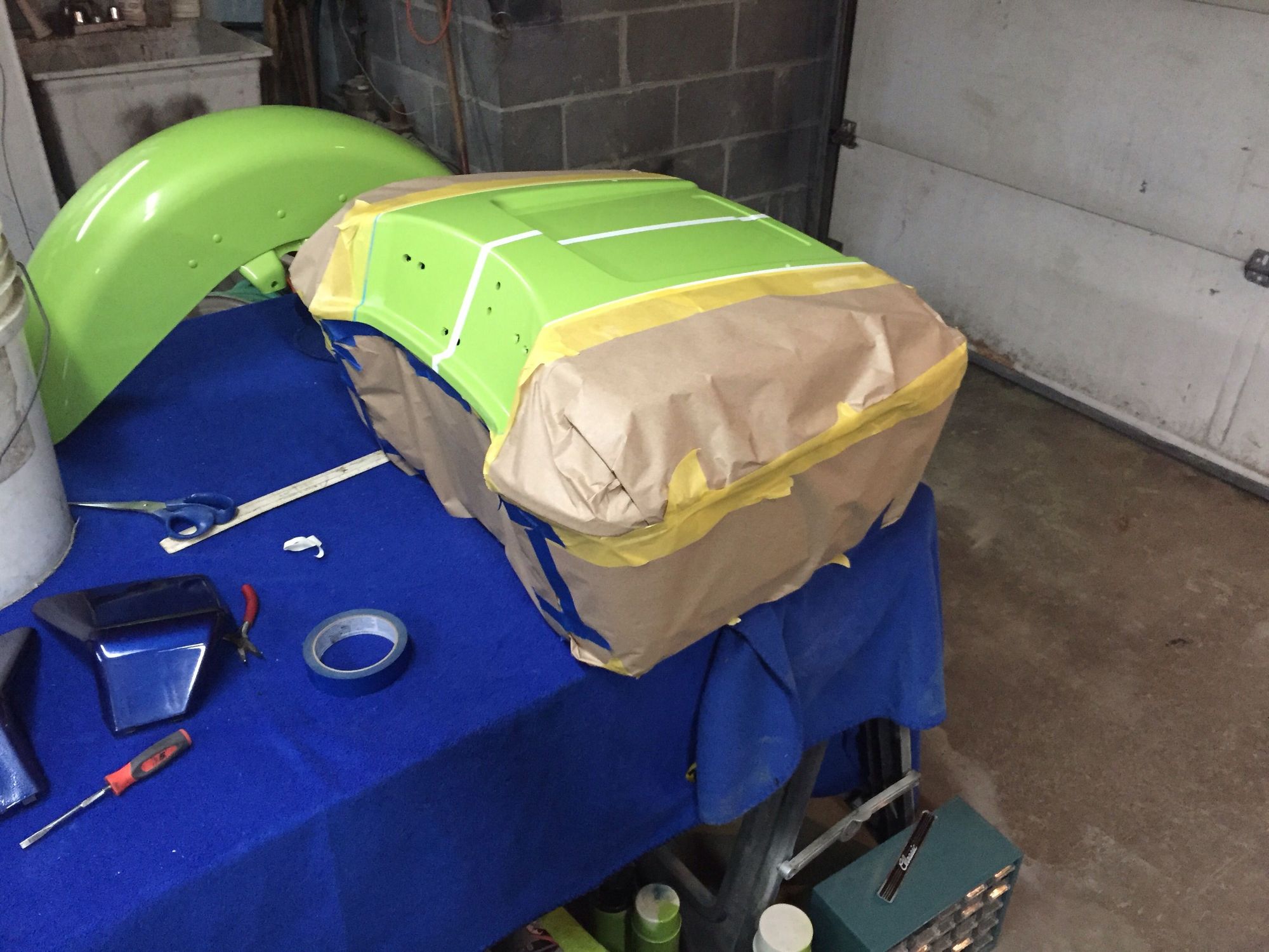 Default My MOPAR sublime green and matte black paint project has ...