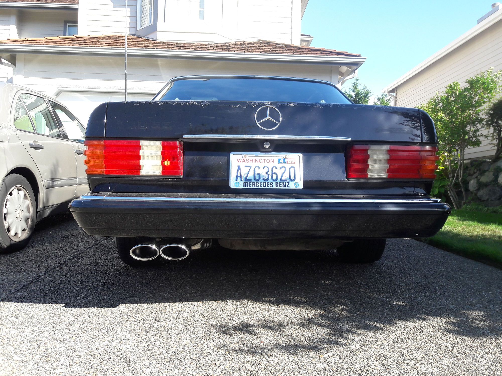 300SE AMG muffler install | Mercedes-Benz Forum