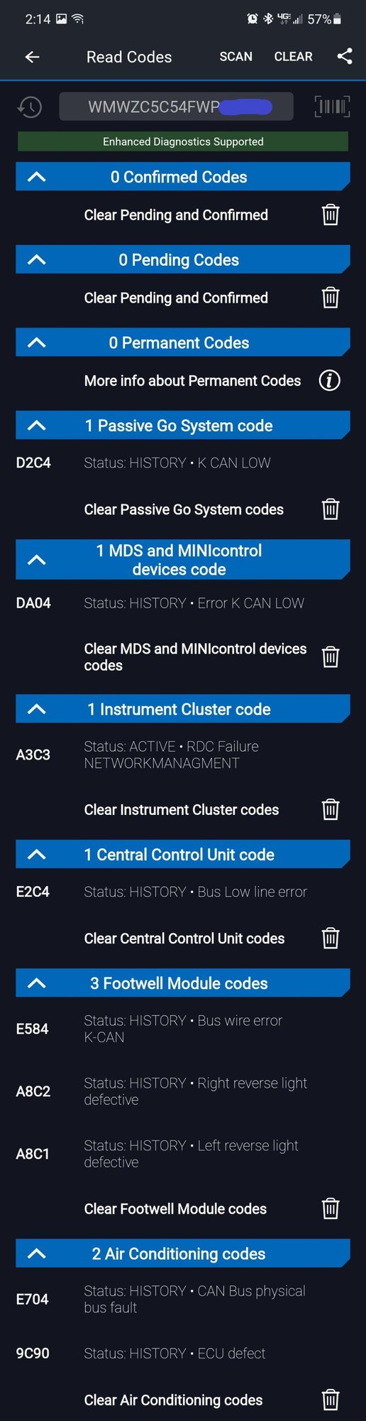 I got a few engine codes related to K CAN BUS '15 R60 S ALL4 - North ...
