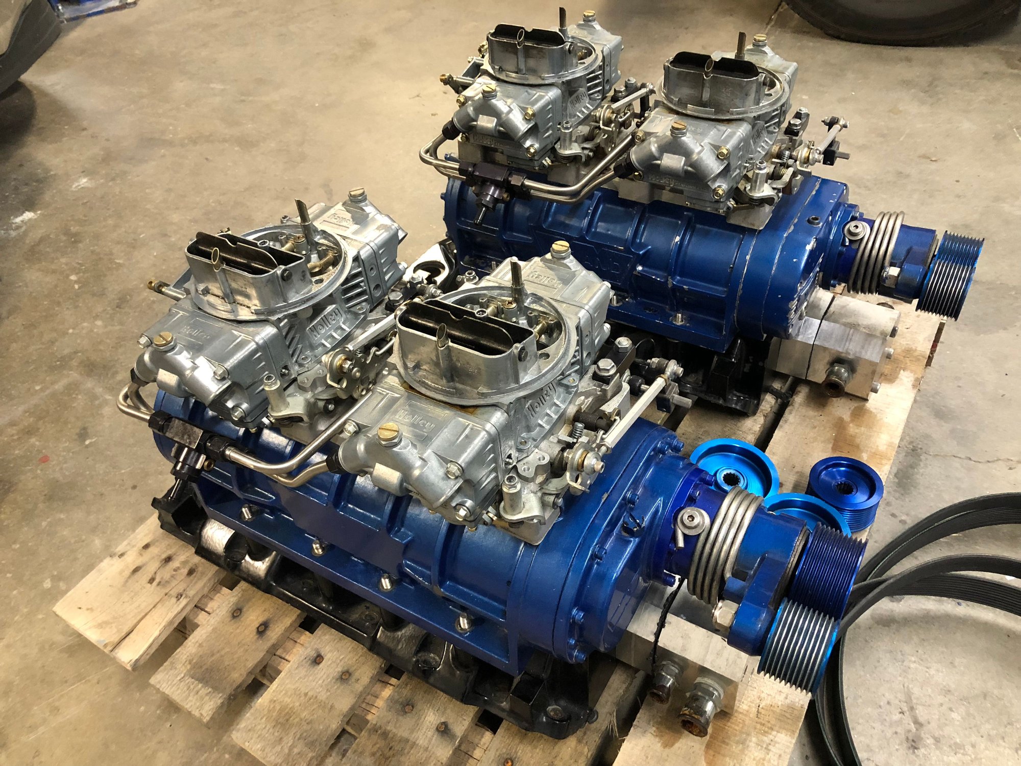 2 sets of weiand 256 chargers and hardware - Offshoreonly.com