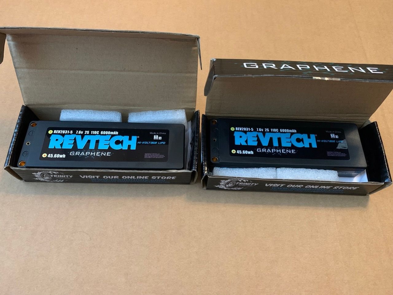 FS: Unused Trinity RevTech 7.6v 6000mah - R/C Tech Forums